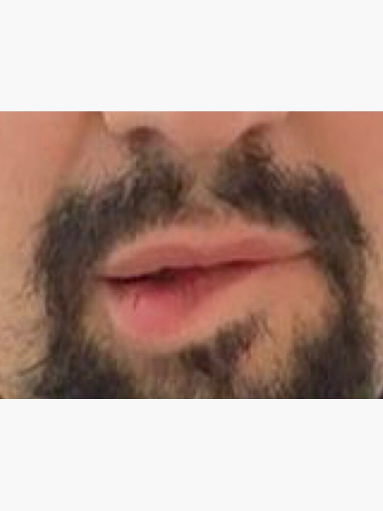 "Lin Manuel miranda lip bite mask" Sticker for Sale by schmicol | Redbubble