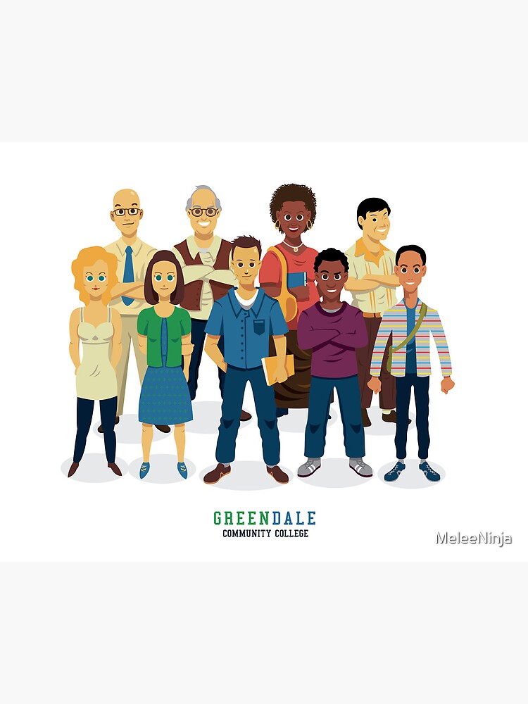 "Greendale" Poster by MeleeNinja | Redbubble