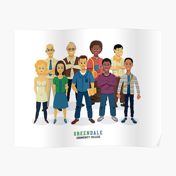 "Greendale" Poster by MeleeNinja | Redbubble