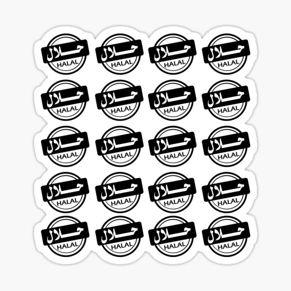 Halal Meat Stickers | Redbubble