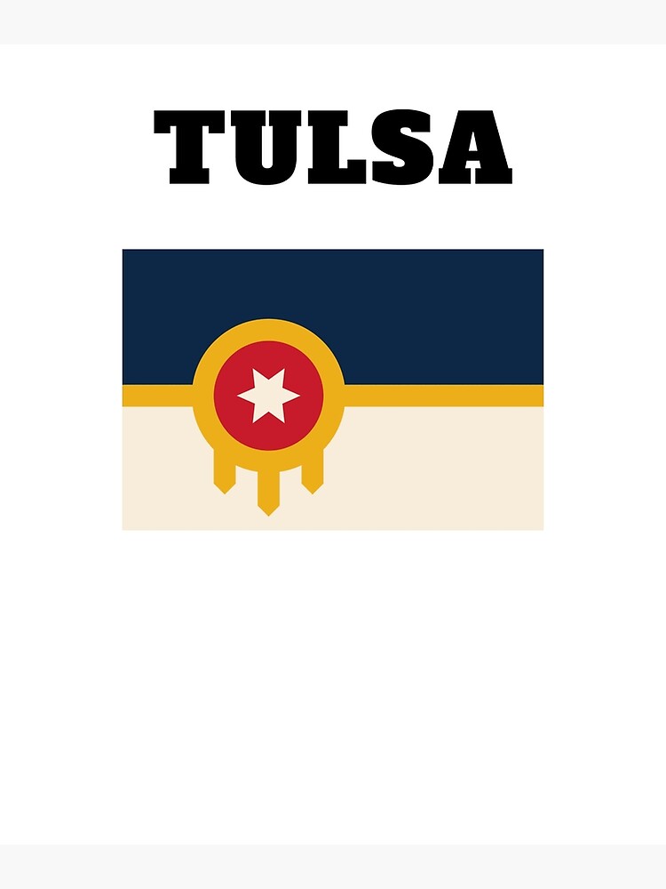 "Tulsa flag oklahoma" Framed Art Print for Sale by Jeangel97 | Redbubble