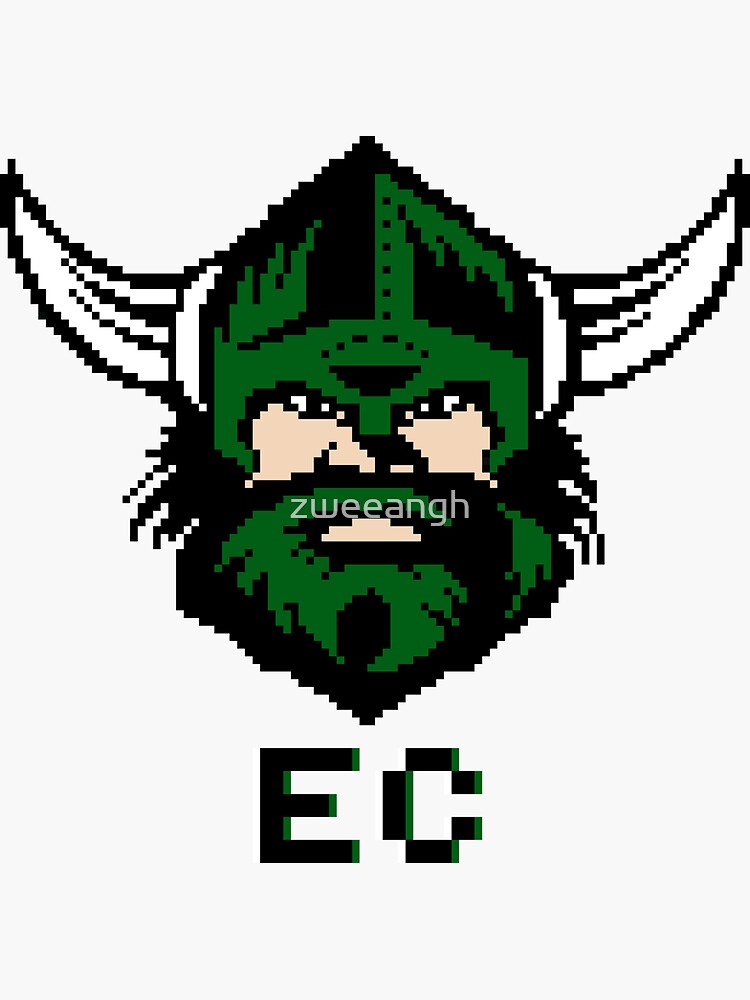 "Pixelated Eaton Raider" Sticker for Sale by zweeangh | Redbubble
