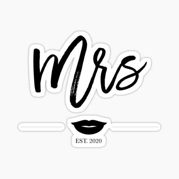 "Mrs" Sticker by arkimagination1 | Redbubble