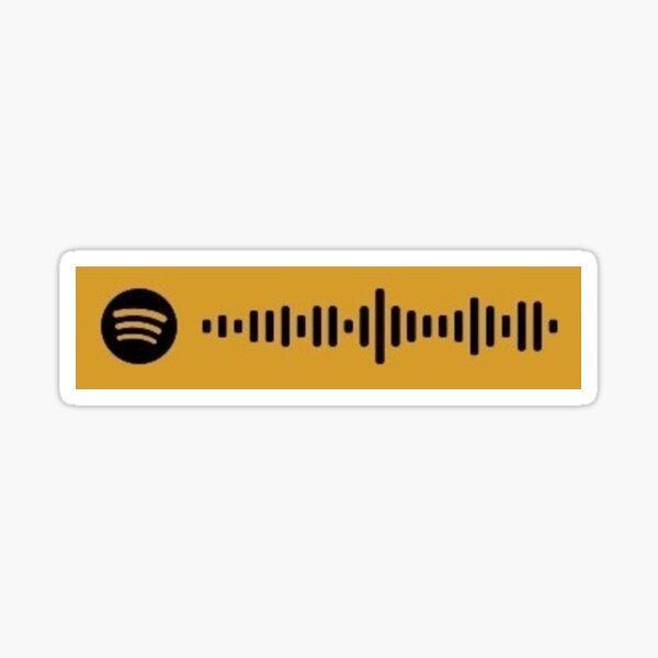 "Hurricane - Hamilton Original Cast Recording Spotify Code" Sticker for ...
