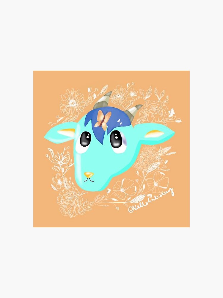 "Sherb Floral ACNH Animal Crossing" Sticker by kellymxriee | Redbubble