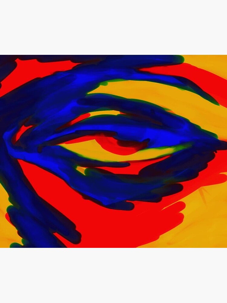"The eye of the 3 primary colours " Sticker for Sale by Irator | Redbubble