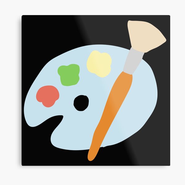 "MS Paint Logo" Metal Print by Maxtown | Redbubble