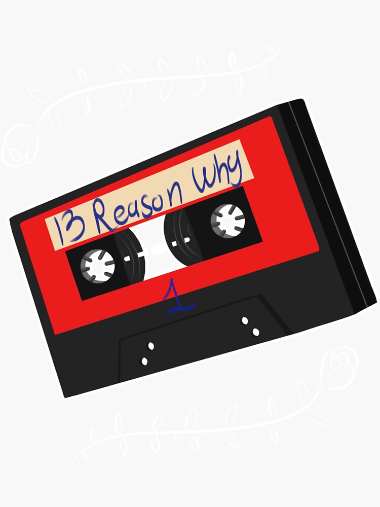 " New Art From 13 Reasons Why!" Sticker by ElisabethGarcia | Redbubble