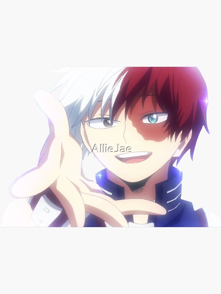 "Illusion Todoroki " Sticker by AllieJae | Redbubble