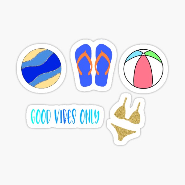 "Summer aesthetic themed sticker pack" Sticker by heyitslexii | Redbubble