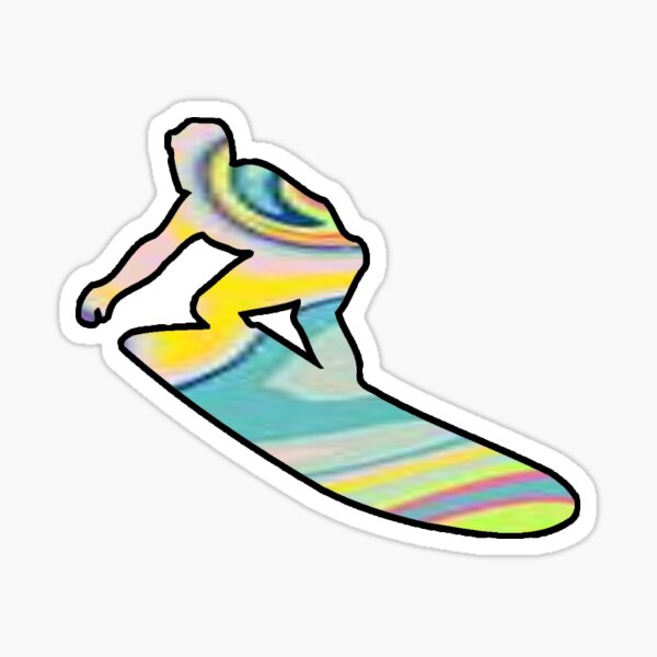 "Vsco Surfer Sticker" Sticker for Sale by netflixxstuff | Redbubble