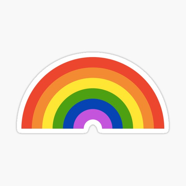 "Rainbow Pride" Sticker by cjdesigns7 | Redbubble
