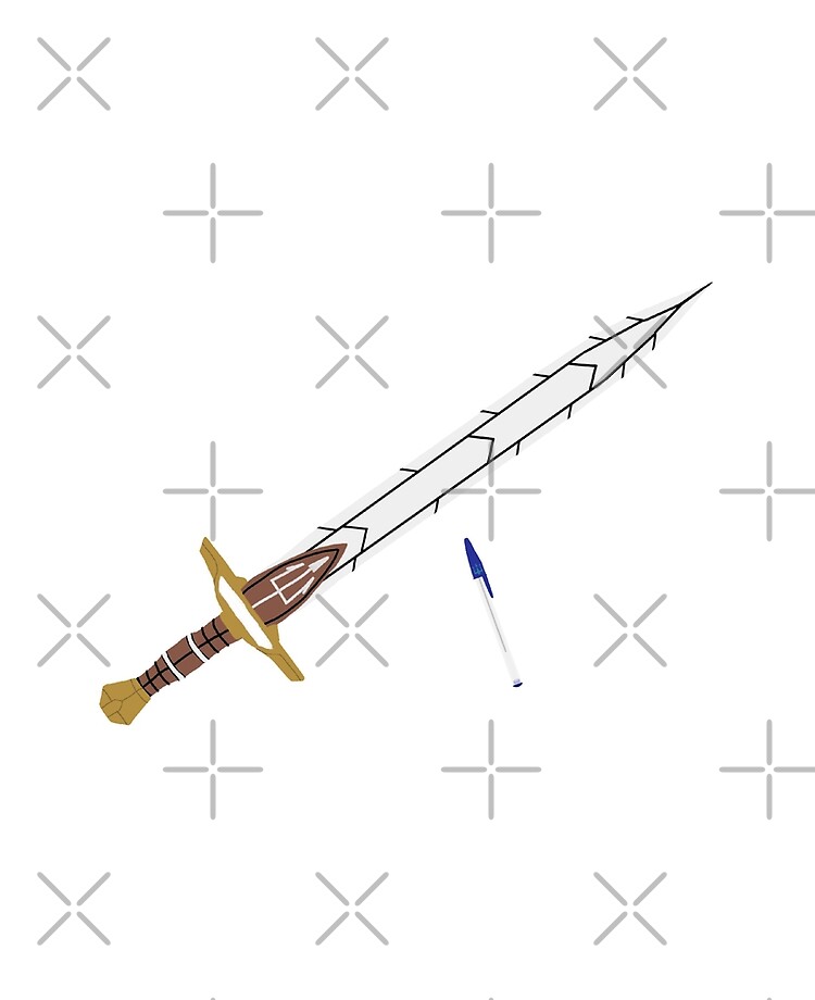 "Riptide pen and sword" iPad Case & Skin for Sale by Ashley and Malia ...