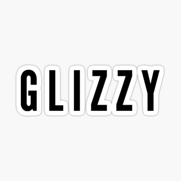 "GLIZZY" Sticker for Sale by christianzimmek | Redbubble
