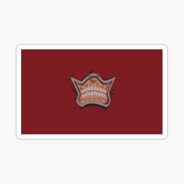 "Dorohedoro shin mask" Sticker for Sale by MAIRACARDOSO | Redbubble