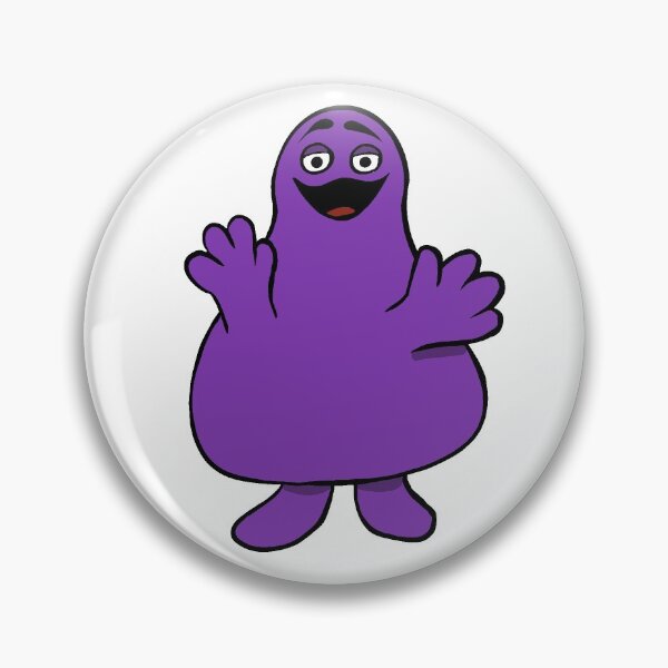 "Grimace McDonald’s" Pin for Sale by gabbyparker5100 | Redbubble