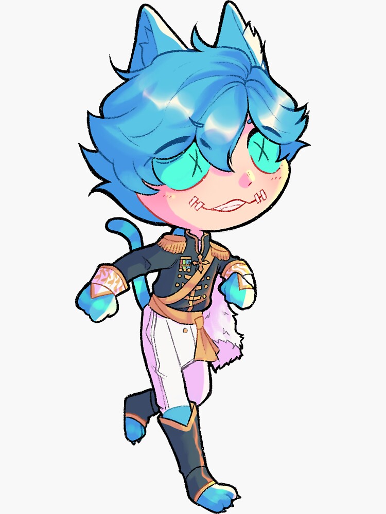 "Cheshire naib sticker | identity v" Sticker by ruoyk | Redbubble