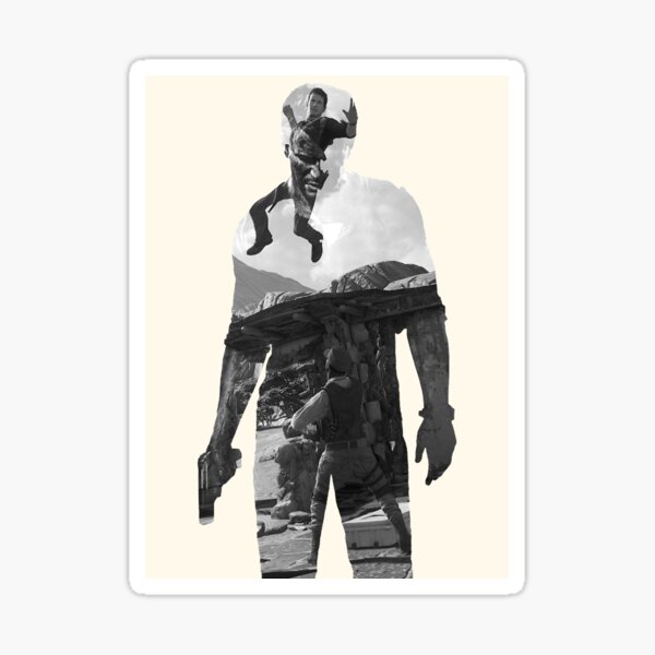 "Nathan Drake Uncharted" Sticker for Sale by Savleub | Redbubble