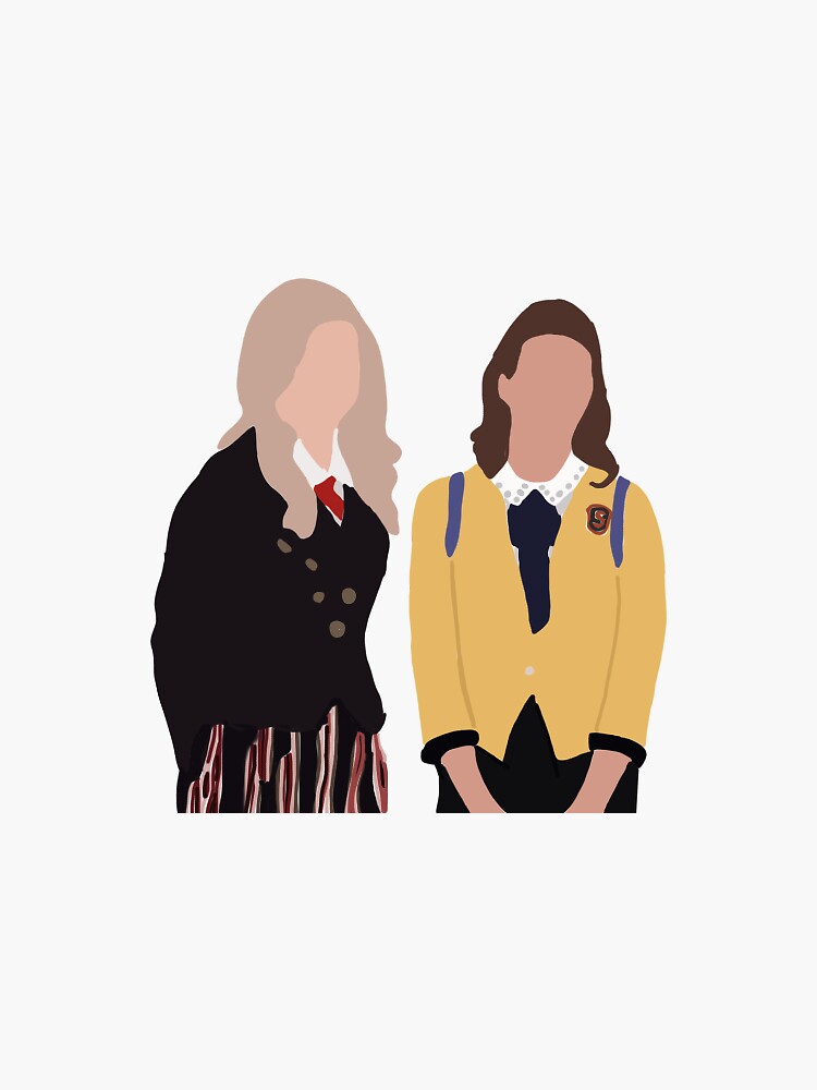 "Lizzie and josie sticker " Sticker for Sale by scenextvdx | Redbubble