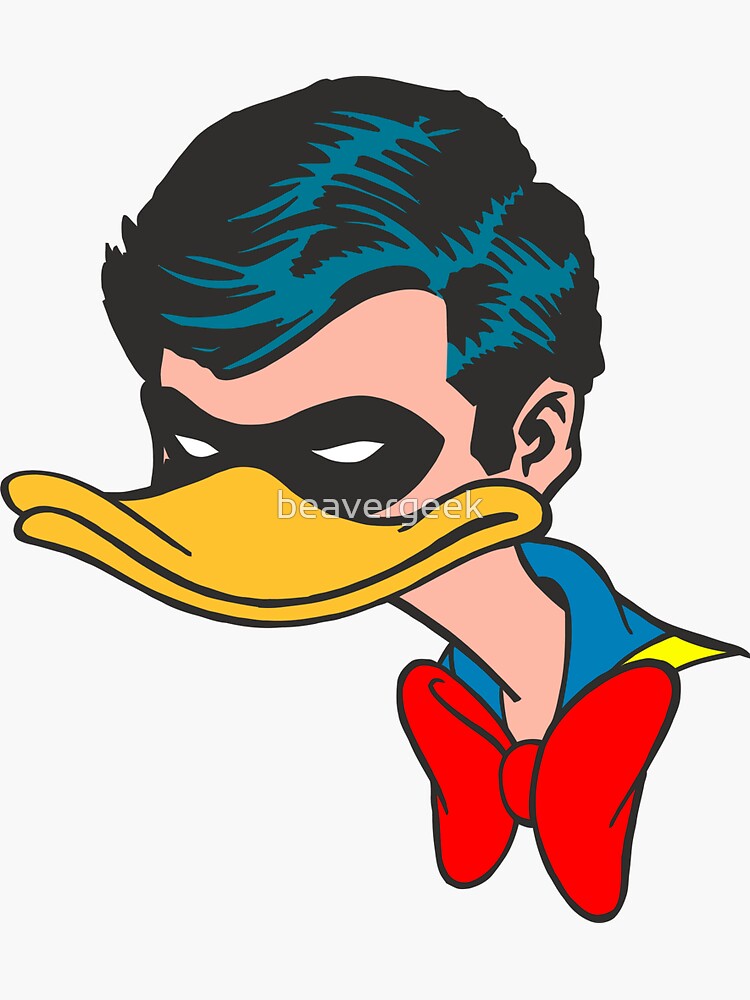 "Donald Robin" Sticker for Sale by beavergeek | Redbubble