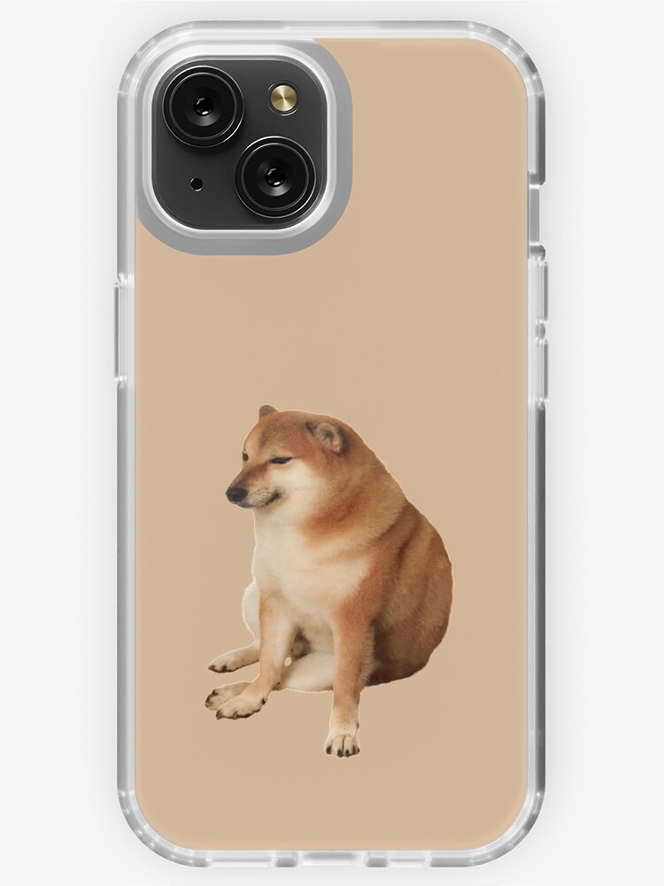 "Cheems (dog sitting meme)" iPhone Case for Sale by parkerku | Redbubble