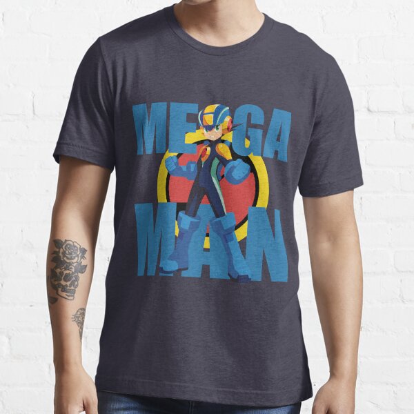 "Mega Emblem" T-shirt for Sale by jax89man | Redbubble | megaman t ...
