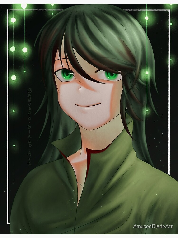 "Green Girl OC" Poster for Sale by AmusedBladeArt | Redbubble