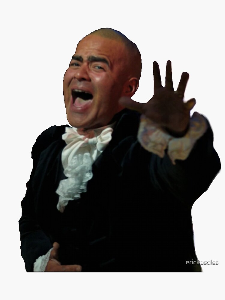 "George Washington Christopher Jackson Hamilton" Sticker for Sale by ...