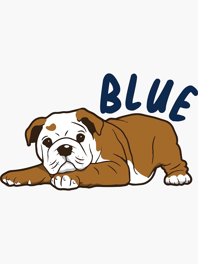 "Butler Blue 4" Sticker for Sale by llaux | Redbubble