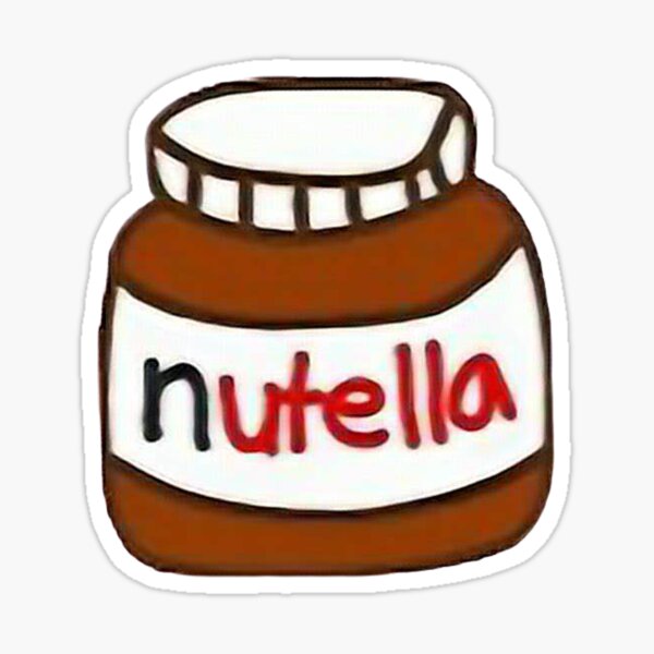 "Nutella" Sticker for Sale by Rhym3Zone | Redbubble