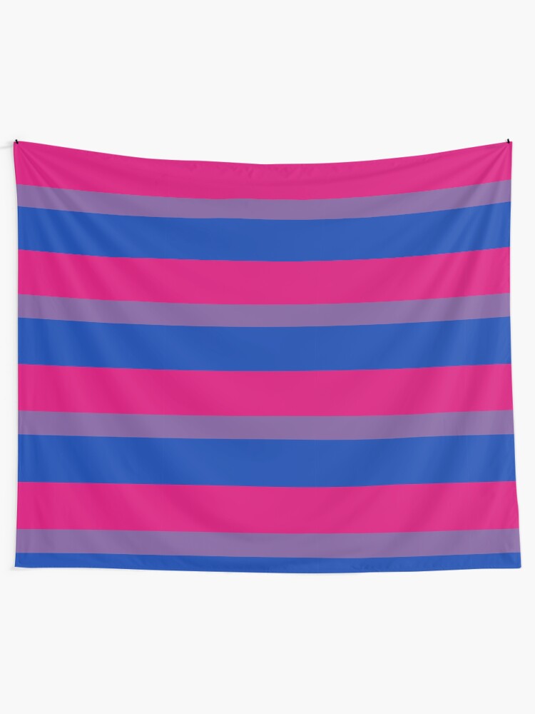 Bi Sexual Flag Design Support And Love Lgbtq Pride Tapestry By
