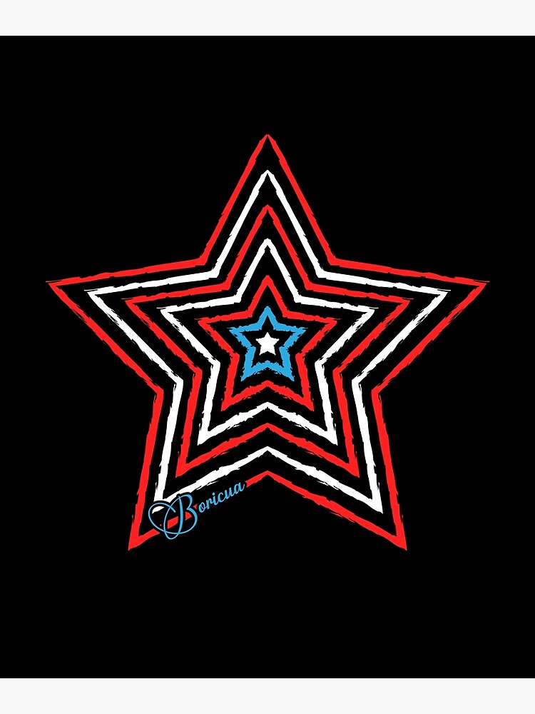 "Puerto Rico, Star Flag Boricua " Art Print for Sale by inkedtee ...