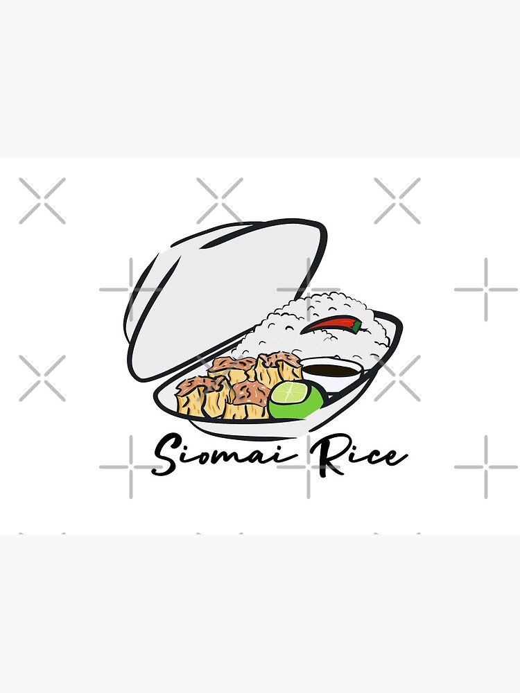 "Siomai Rice" Art Board Print for Sale by aVerySneakyBox | Redbubble