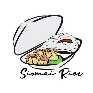 "Siomai Rice" Poster for Sale by aVerySneakyBox | Redbubble