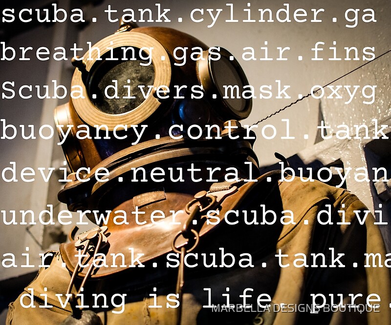 "Diving is Life" by MARBELLA DESIGNS BOUTIQUE | Redbubble