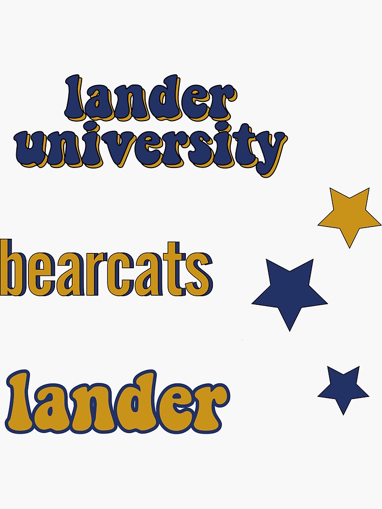 "Lander University Pack" Sticker for Sale by kayleeoconnor | Redbubble