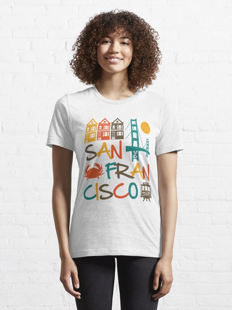 "San Francisco" T-shirt for Sale by DetourShirts | Redbubble | san ...