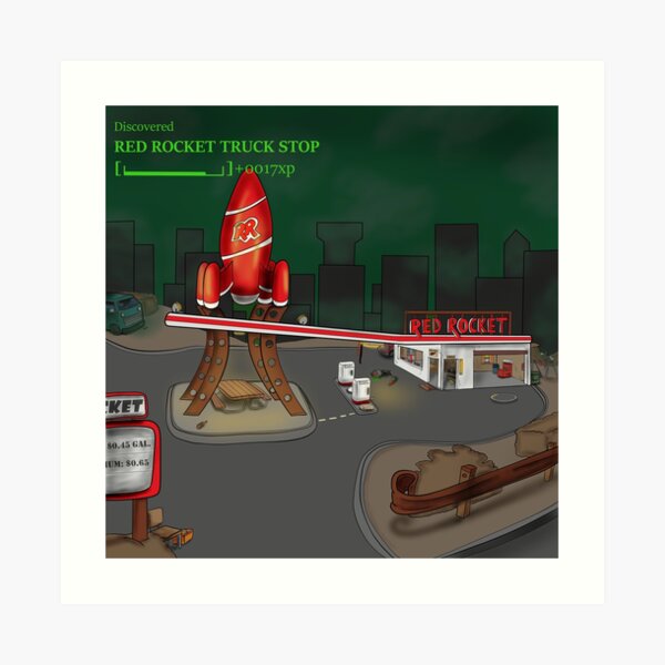 Red Rocket Fallout 4 Art Prints | Redbubble