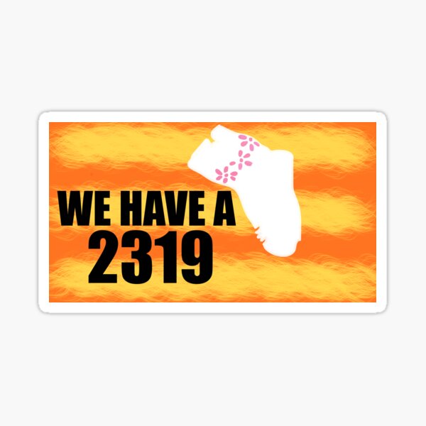 "2319" Sticker for Sale by laurenflanz | Redbubble