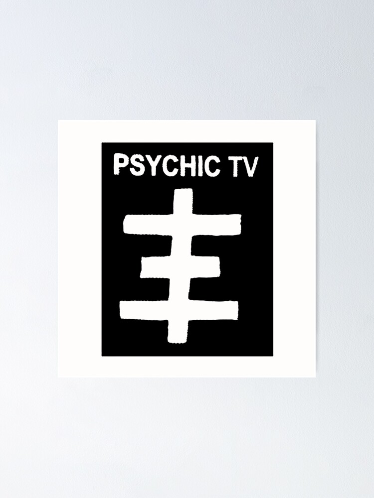 "Psychic TV Logo" Poster by lithoman2 | Redbubble