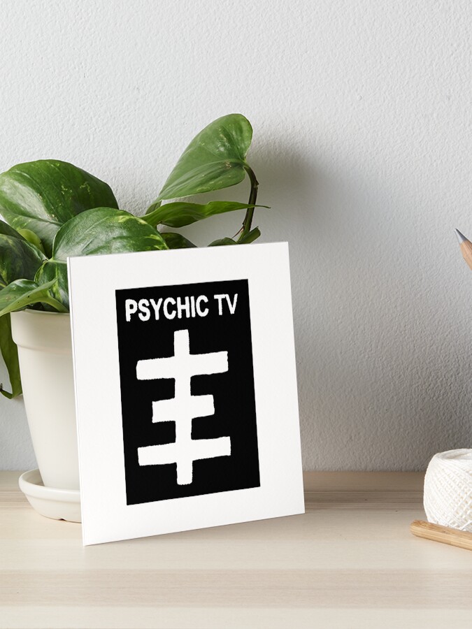"Psychic TV Logo" Art Board Print for Sale by lithoman2 | Redbubble