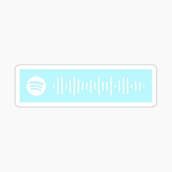 "blue replay spotify sticker" Sticker for Sale by mck9nna | Redbubble