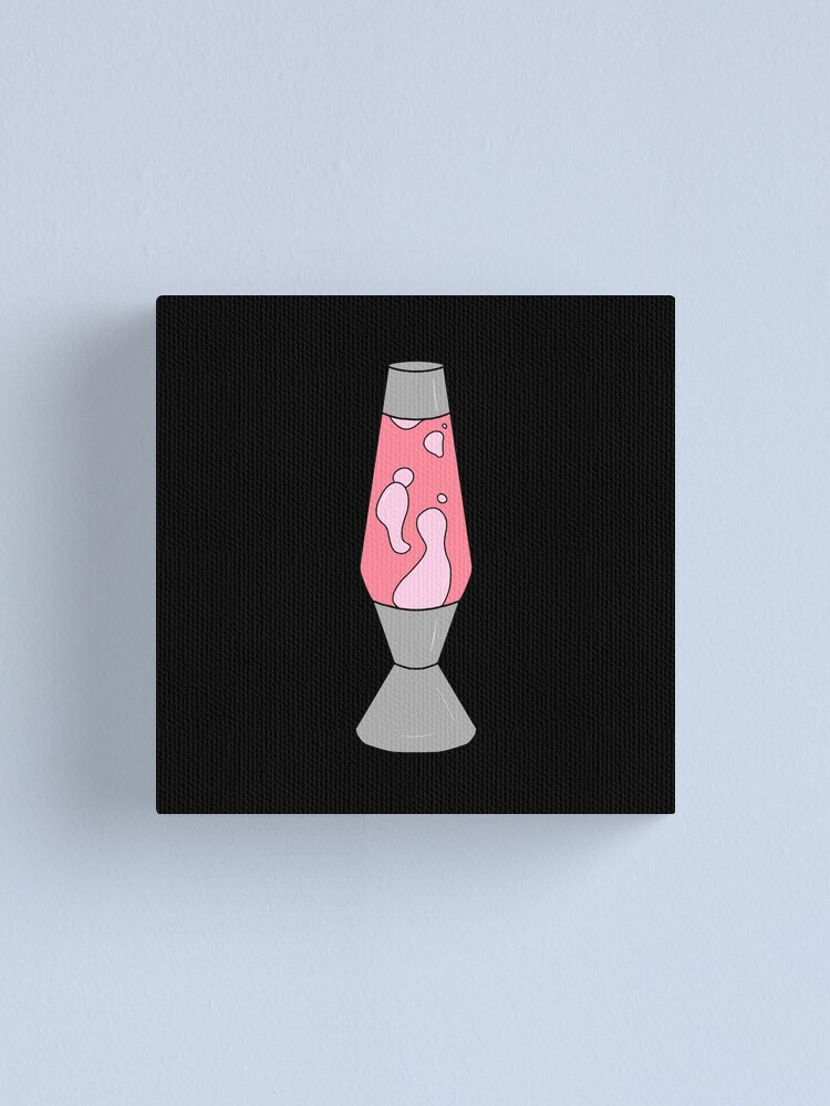 "Pink Lava Lamp" Canvas Print by PaulinaS | Redbubble
