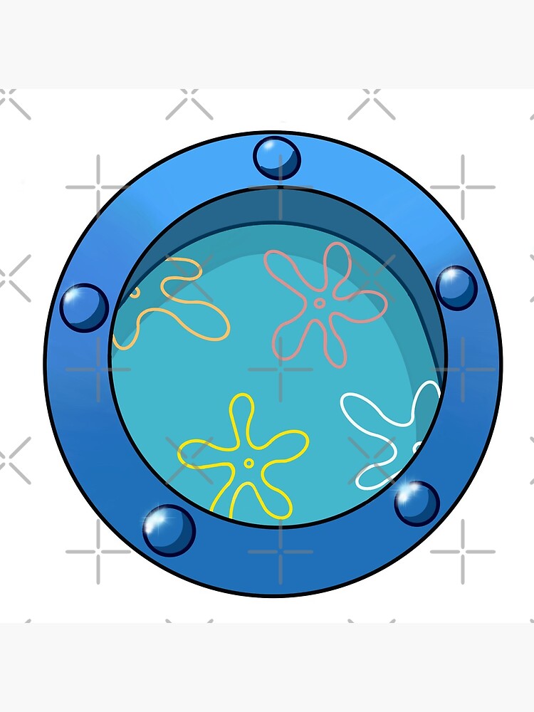"Spongebob Window" Art Print for Sale by aortiz2022 | Redbubble