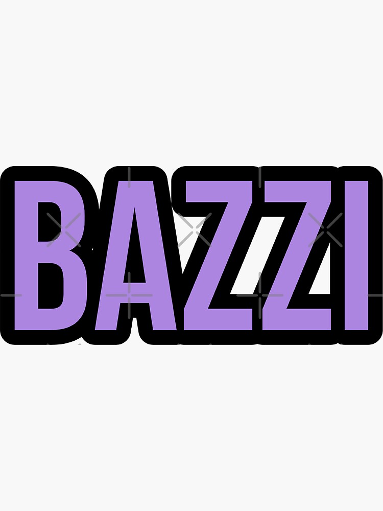 "bazzi" Sticker by danielleblack04 | Redbubble