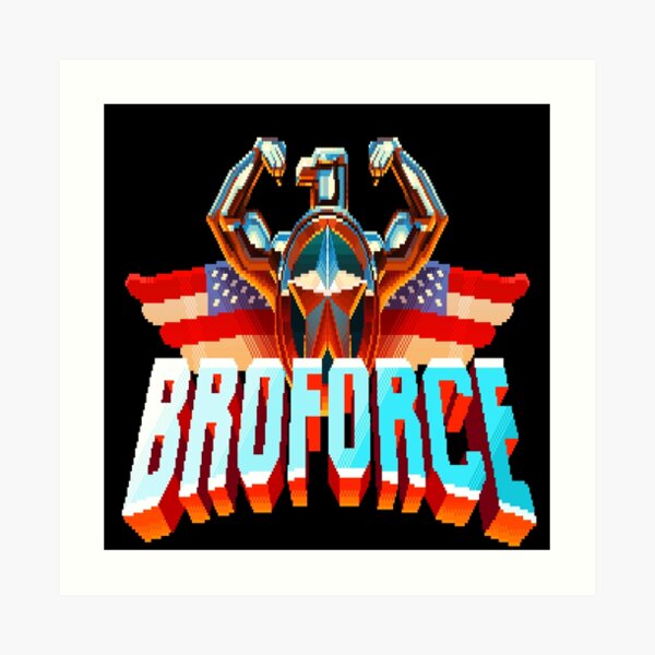 Broforce Art Prints | Redbubble