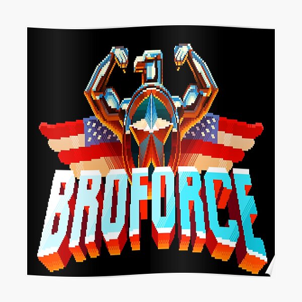 Broforce Posters | Redbubble