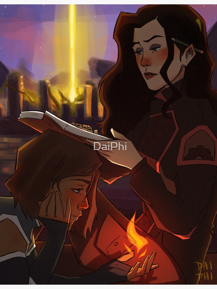 "Korrasami" Sticker for Sale by DaiPhi | Redbubble