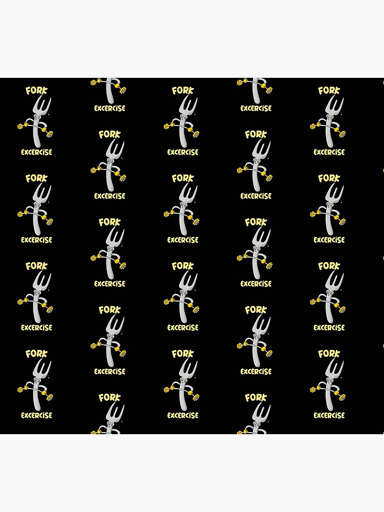 "Fork Exercise. Funny Weightlifting Gym Pun." Socks for Sale by ...
