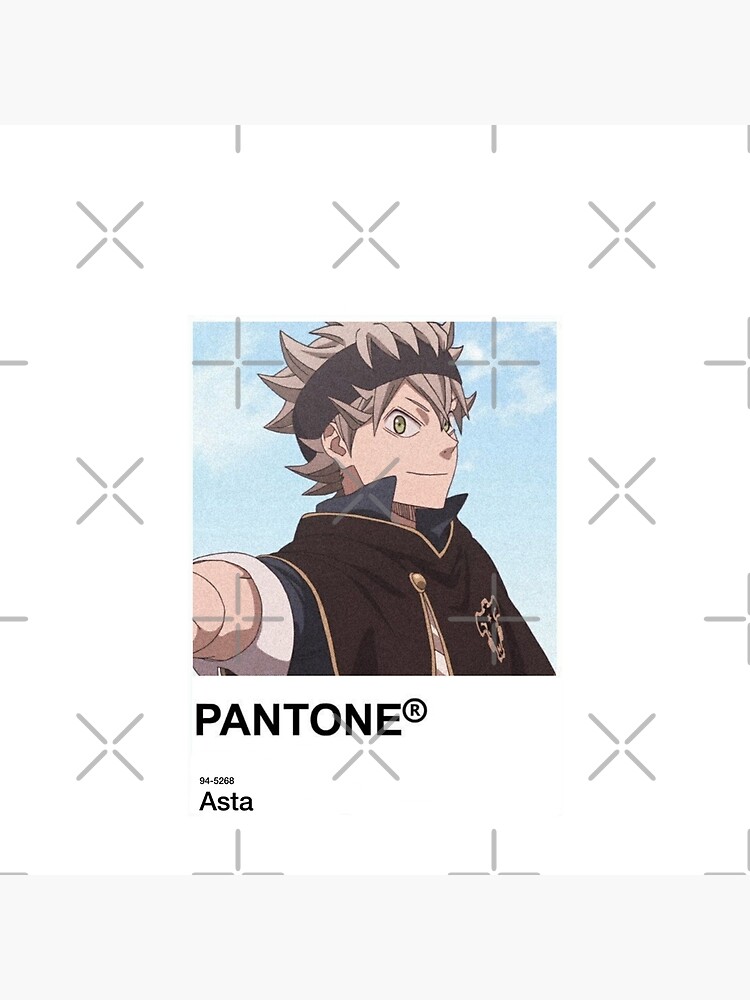 "Asta Anime Pantone Sticker " Poster by AnthonySlewh | Redbubble